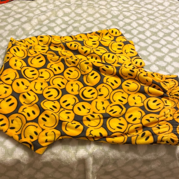 Pants & Jumpsuits | Lounge Pants Unisex Smiley Faces Emoji | Poshmark